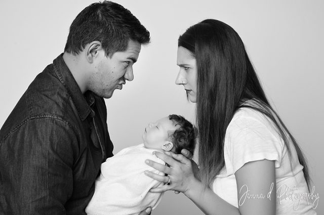 newborn photos for a one month old baby Teagan Leah - yes it can be ...